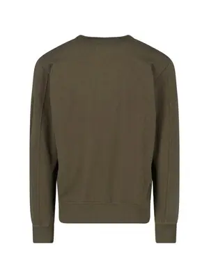 C.P. COMPANY Lens Crew Neck Sweatshirt - Green