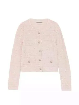 Alessandra Rich Button Embellished Knitwear Cardigan