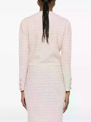 Alessandra Rich Button Embellished Knitwear Cardigan