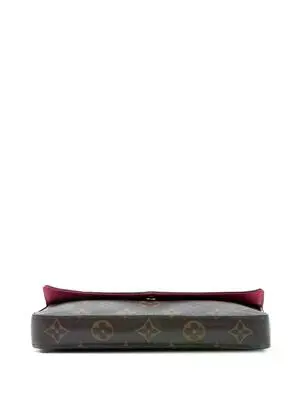 LOUIS VUITTON 2016 Monogram Pochette Felicie - Brown
