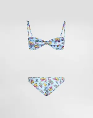 Dolce & Gabbana Floral-print Bikini - Multicolor
