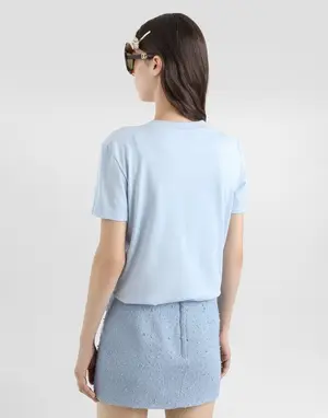 Dolce & Gabbana Jersey T-shirt With Embroidery