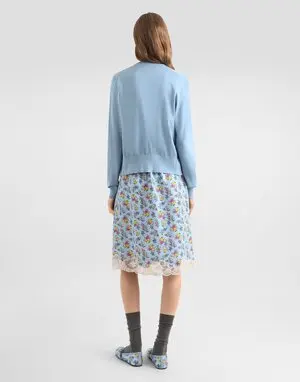 Dolce & Gabbana Floral-print A-line Skirt