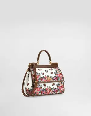 Dolce & Gabbana Sicily Medium Embroidered Handbag