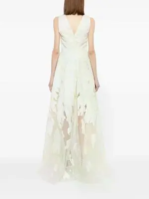SAIID KOBEISY Brocade Gown - Neutrals