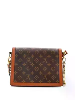 LOUIS VUITTON Dauphine Reverse Monogram Canvas Mm Shoulder Bag