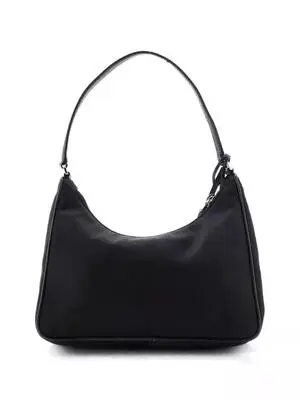 Prada Re-edition 2005 Tessuto Mini Hobo Bag - Black