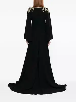 SAIID KOBEISY Embellished Crepe Kaftan