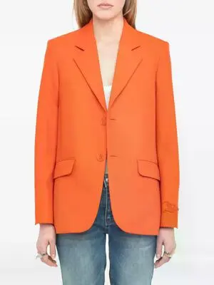 Zadig&Voltaire Vanille Embroidered Blazer - Orange