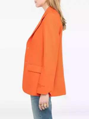 Zadig&Voltaire Vanille Embroidered Blazer - Orange