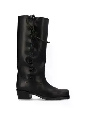 Women's Lace-Up Knee-High Boots
