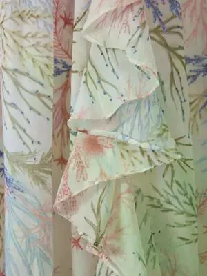 PatBO Seaweed Trim Cut-out Ruffled Maxi Dress
