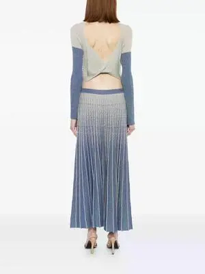 SAIID KOBEISY Degrade Knitwear Dress
