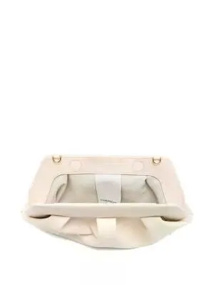 THEMOIRE Bios Ruched-effect Clutch