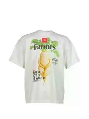 DOUBLET Farmes Magazine Cover T-shirt - White