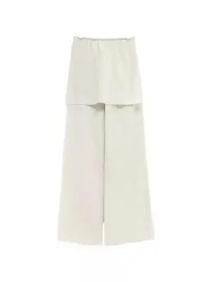 LAUREN MANOOGIAN Ruffled Trousers