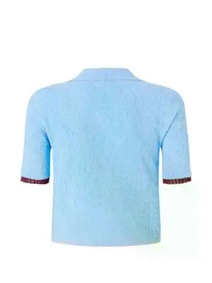Pinko Collared Textured Shirt - Blue