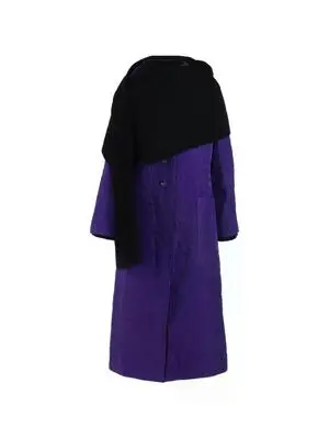 Yohji Yamamoto Quilted Shawl Button Coat