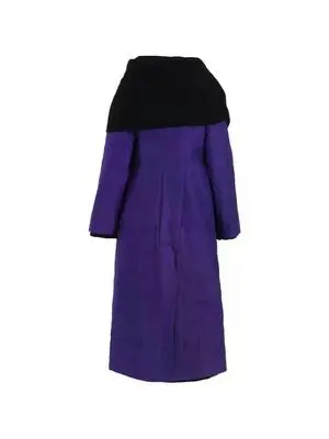 Yohji Yamamoto Quilted Shawl Button Coat