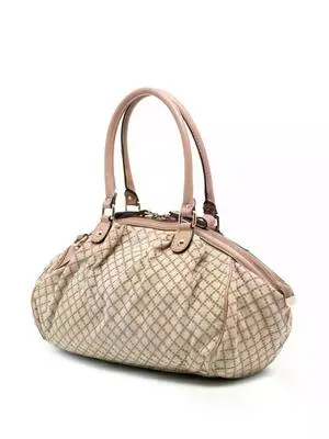 Gucci Diamante Canvas Sukey Satchel