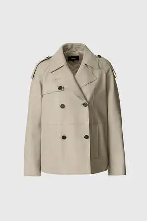 Mackage Dolores Leather Jacket - Taupe