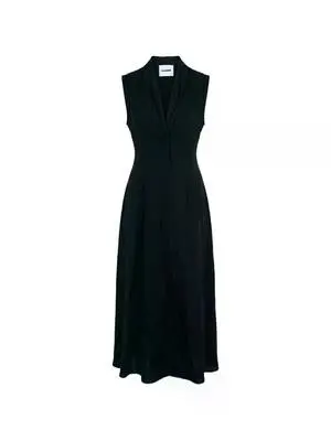 Jil Sander V Neck Day Dresses