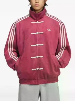 Adidas Stripes Chinese Track Jacket - Red