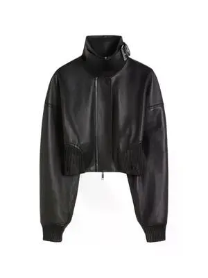 Sportmax High-neck Leather Jacket