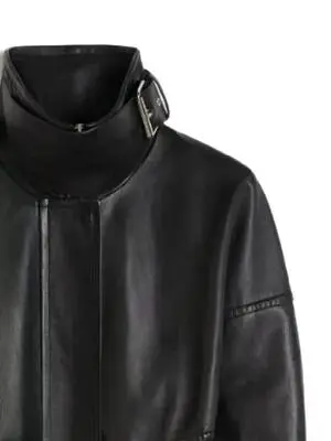 Sportmax High-neck Leather Jacket