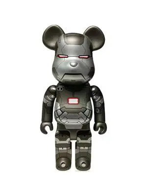 MEDICOM TOY X Marvel Iron 3 War Machine 400% Collectible Figure - Grey