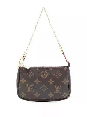 LOUIS VUITTON 2020 Monogram Mini Pochette Accessoires - Brown