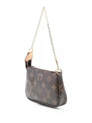 LOUIS VUITTON 2020 Monogram Mini Pochette Accessoires - Brown