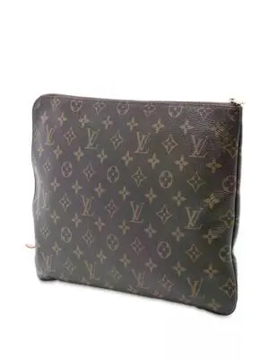 LOUIS VUITTON 2017 Monogram Etui Voyage Mm - Brown