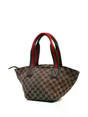 Gucci Gg Canvas Web Handbag