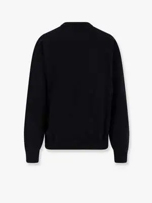 Off White Cotton Sweatshirt