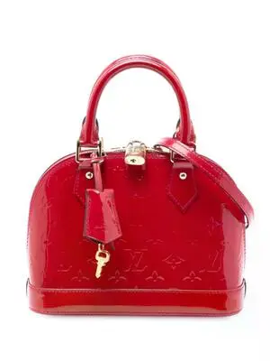 LOUIS VUITTON 2013 Monogram Vernis Alma Bb Satchel