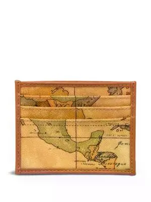 ALVIERO MARTINI 1° CLASSE Geo Cardholder - Neutrals