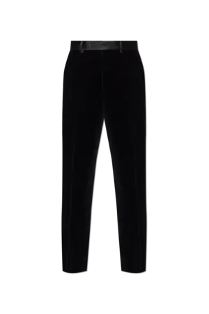 Fendi Straight-leg Velour Trousers