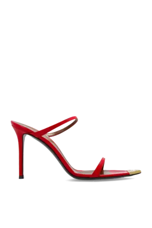 GIUSEPPE ZANOTTI Heeled Mules - Red