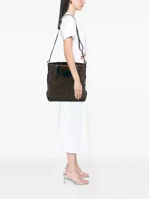 LOUIS VUITTON 2014 Damier Ebene Herald Satchel - Brown
