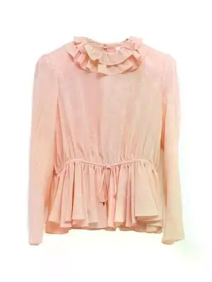 Chloé Ruffled Floral Print Blouse