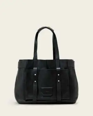 ALLSAINTS Ursa Grain Leather Tote Bag