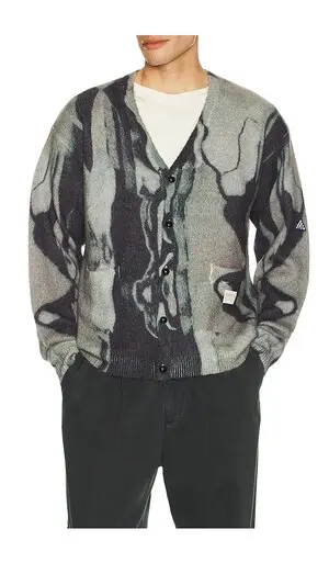 DEVA STATES Marble Mohair Knit Cardigan