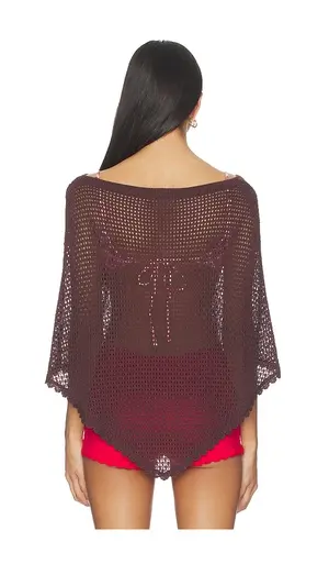 MORE TO COME Daleyza Poncho Top