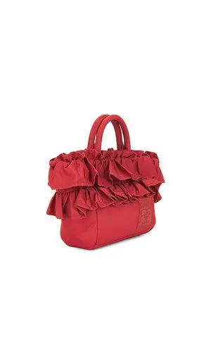 GANNI Mini Shopper Ruffle Bag