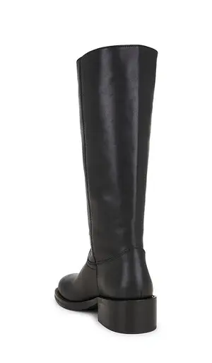 Steve Madden Riggs Leather Boots - Black