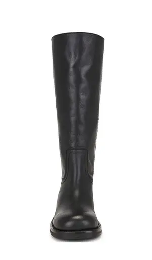 Steve Madden Riggs Leather Boots - Black