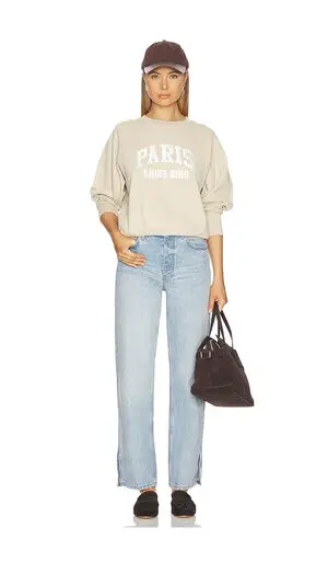 ANINE BING Harry Shrunken Sweatshirt Paris
