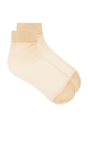 LOVERS AND FRIENDS Heidi Sheer Ankle Socks - Nude