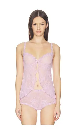SKIMS Stretch Lace Babydoll In Rose - Baby Pink